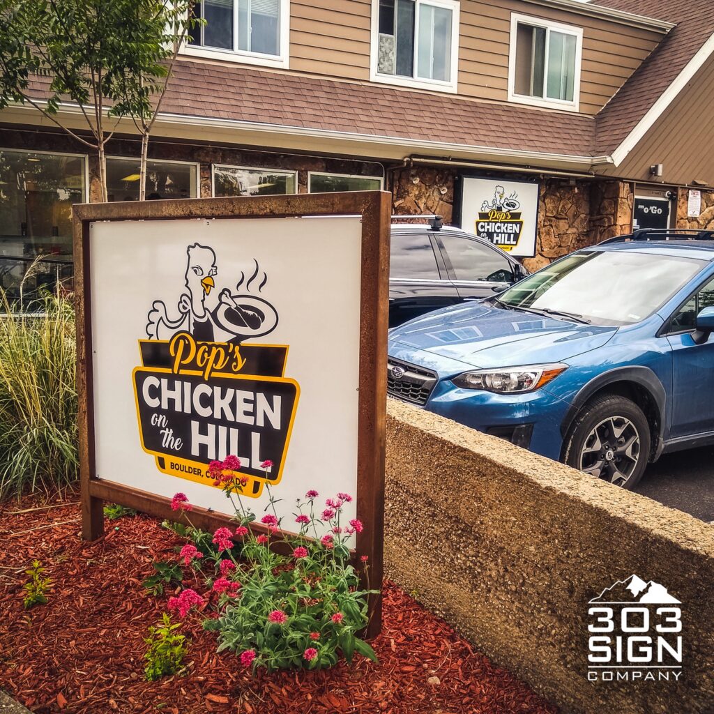 Post and Panel Signs for Short or Long-Term Use - 303 Sign Company